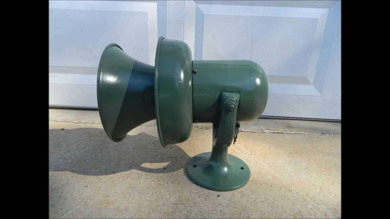 My 1957 Federal Sign & Signal Model D Before & After Restoration - YouTube