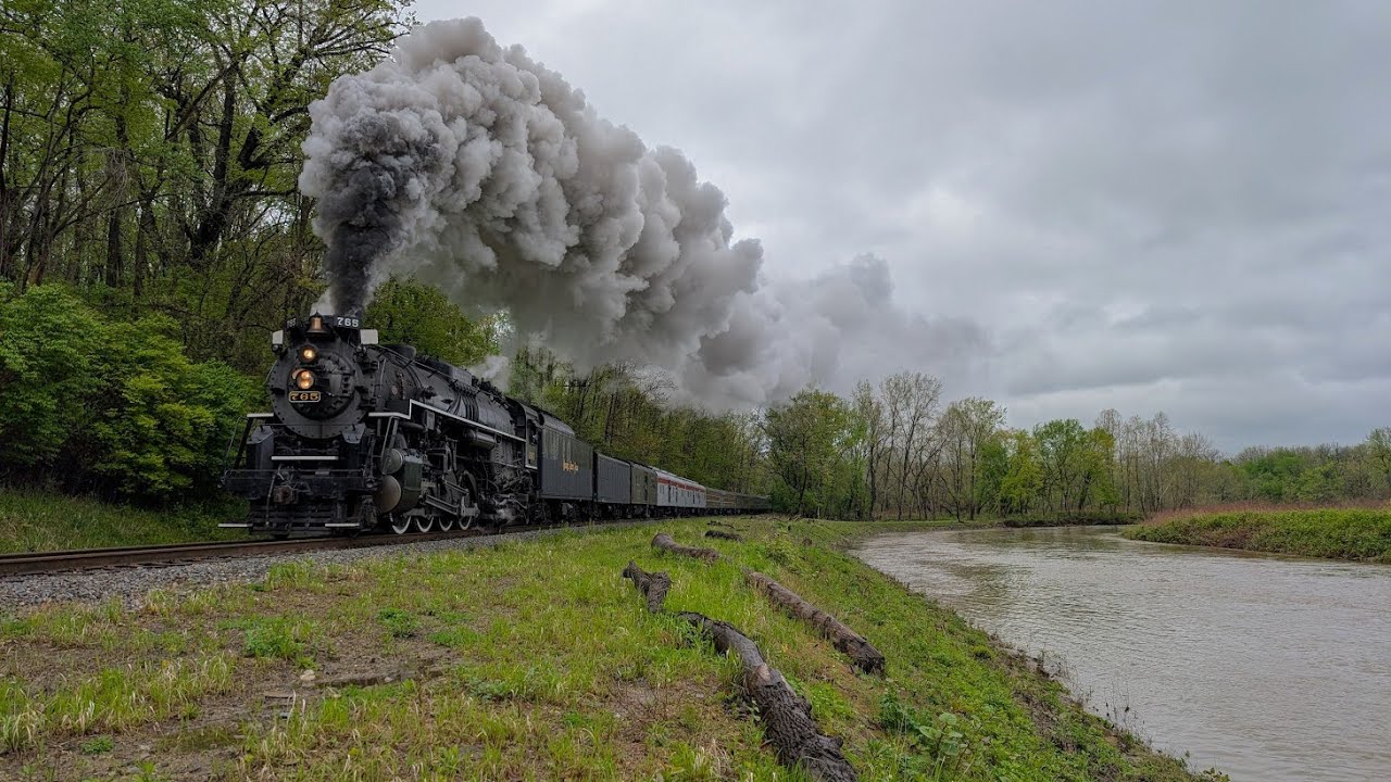 NKP 765 with Steam in the Valley 2025 - YouTube