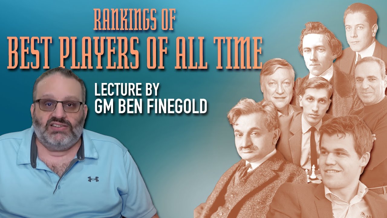 GM Ben Finegold's Ranking of the Best Chess Players of All Time - YouTube
