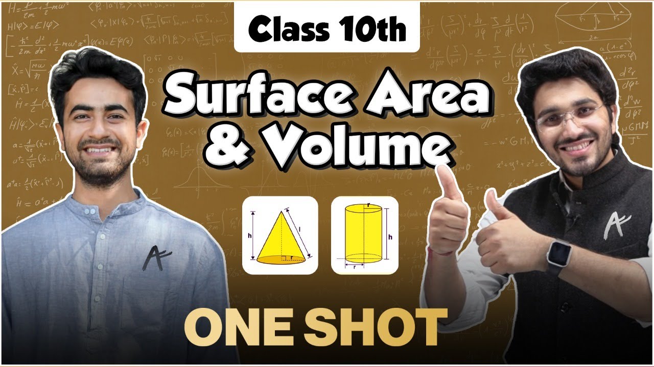 Surface Area & Volume Class 10 Maths | CBSE Class 10 Maths | Complete ...