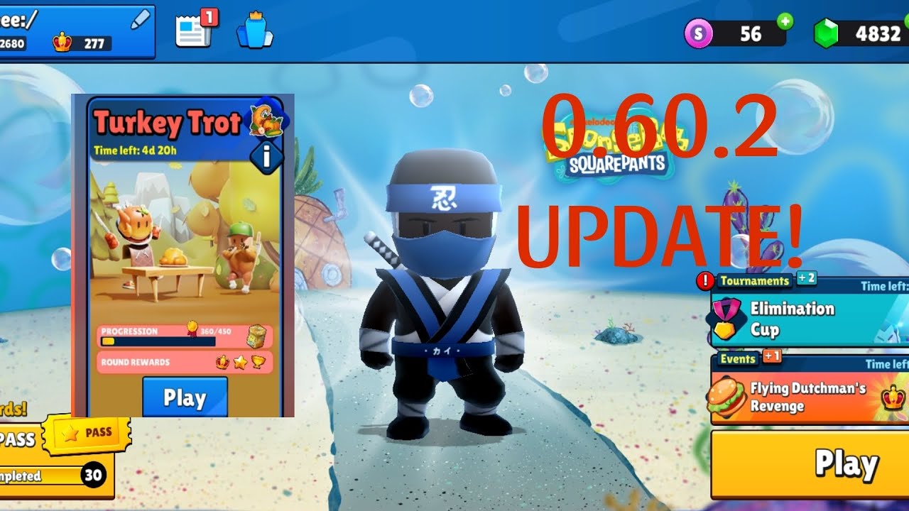 THE NEW 0.60.2 AND TURKEY TROT EVENT IN STUMBLE GUYS! - YouTube