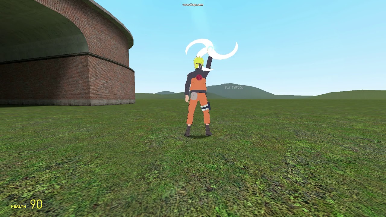 Garry's mod - PAC3 Naruto Rasenshuriken - YouTube