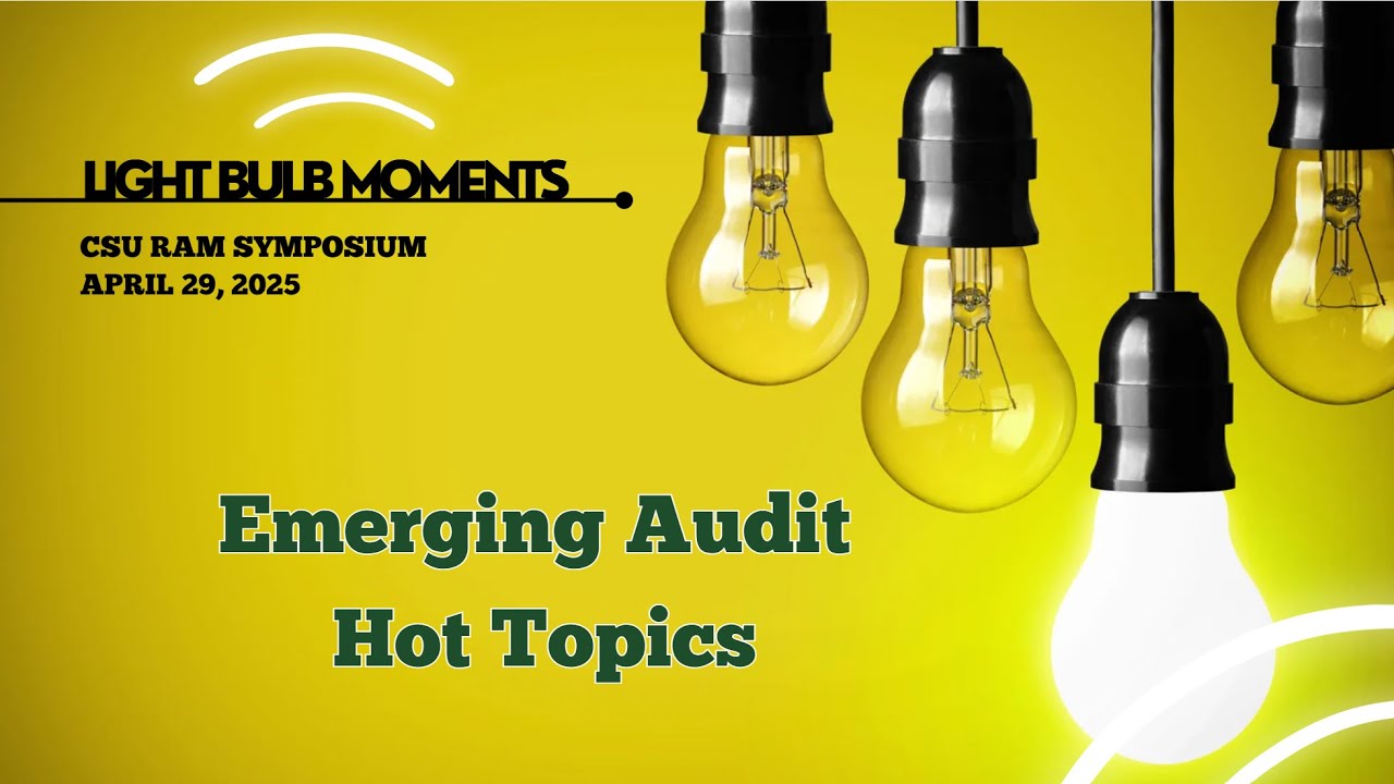 Under the Spotlight: Emerging Audit Hot Topics - YouTube