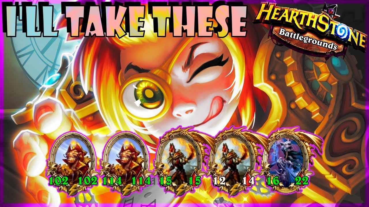 I'LL TAKE THESE 😉 - Hearthstone Battlegrounds - Infinite Toki - YouTube