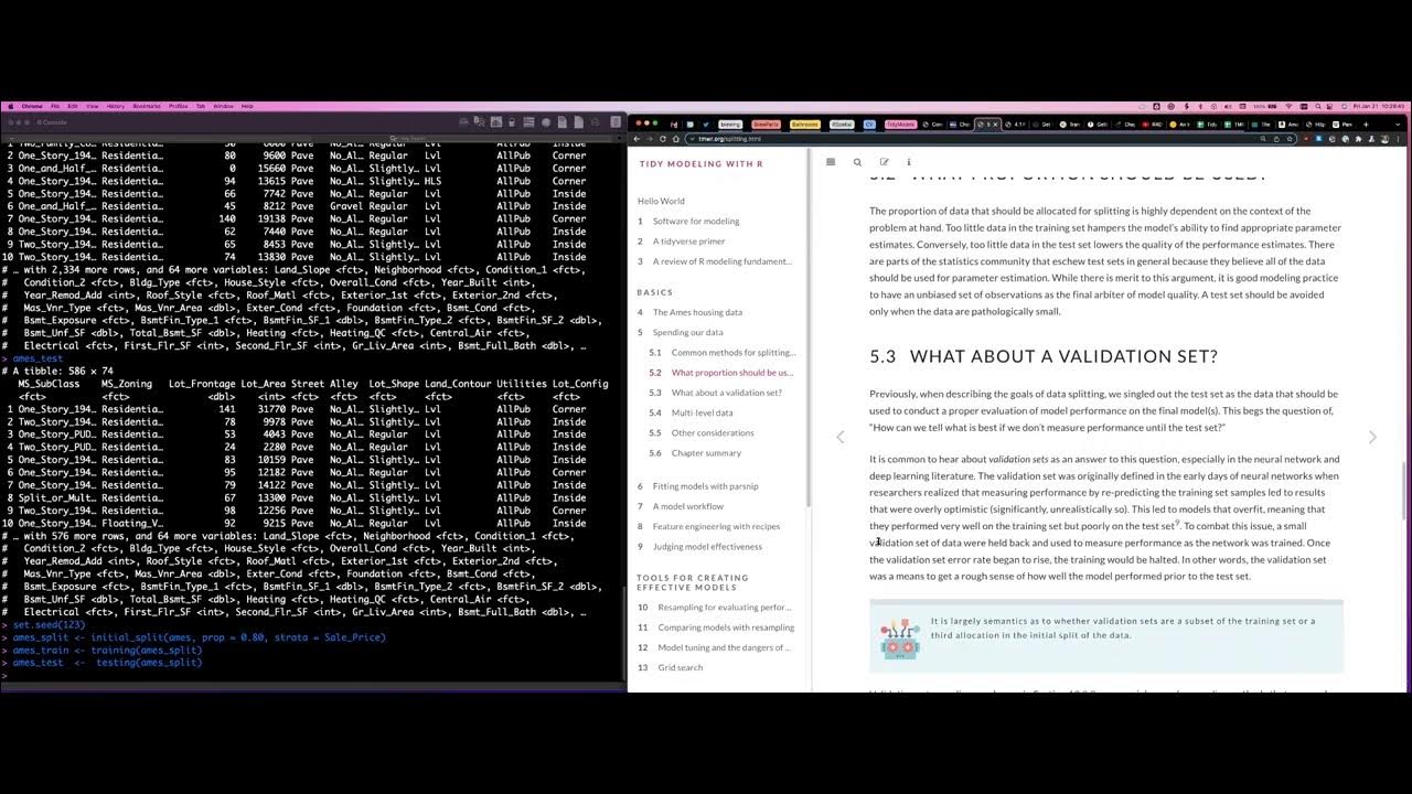 Tidy Modeling with R Book Club: Chapter 5 (2022-01-21) (tmwr04) - YouTube
