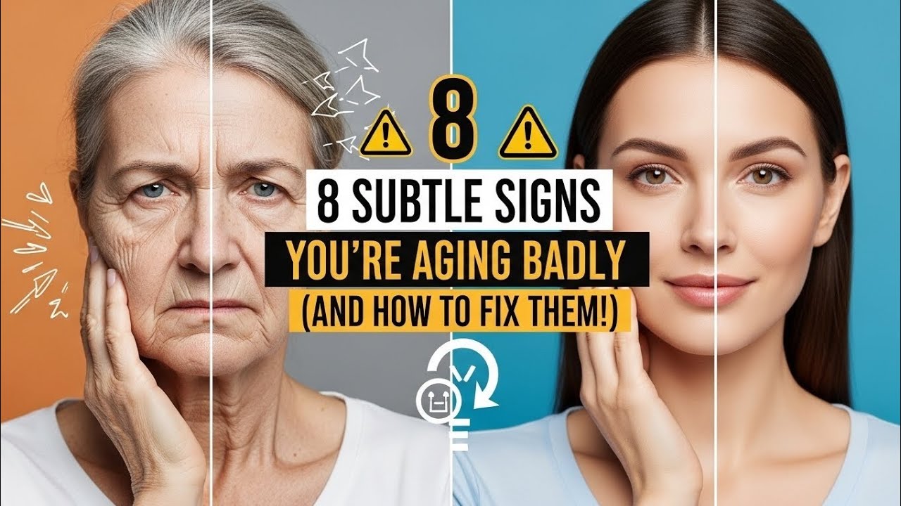 8 Subtle Signs You're Aging Badly (And How to Fix Them!) - YouTube