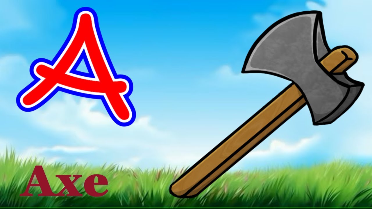 Learn Alphabet//ABCDE//ABC for kids//How to learn A for Axe/B for Bear ...