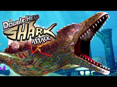 DOUBLE HEAD SHARK ATTACK - DINO SHARK - YouTube
