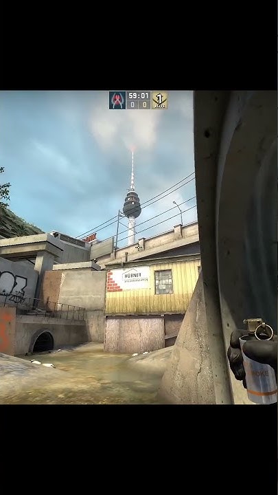 KRIMZ Overpass B Execute Utility From Water CS:GO #Shorts - YouTube