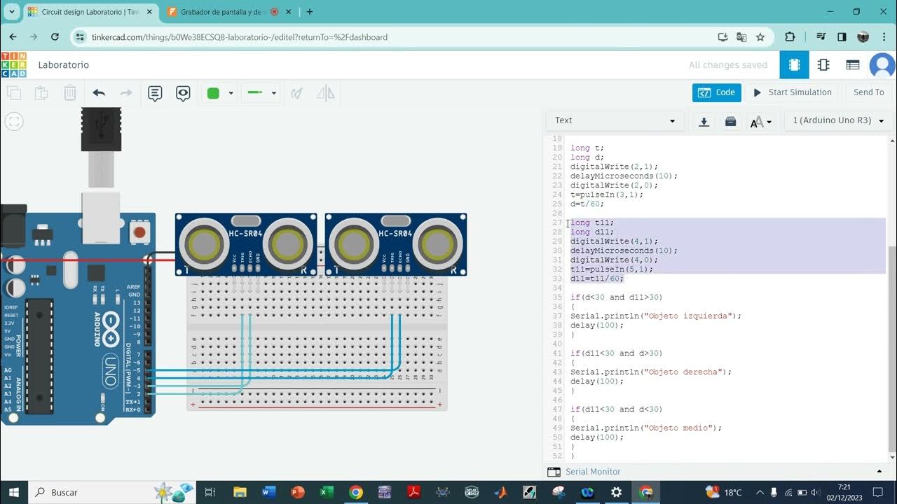 Laboratorio Microcontroladores 9-10 / HC-SR04 - YouTube