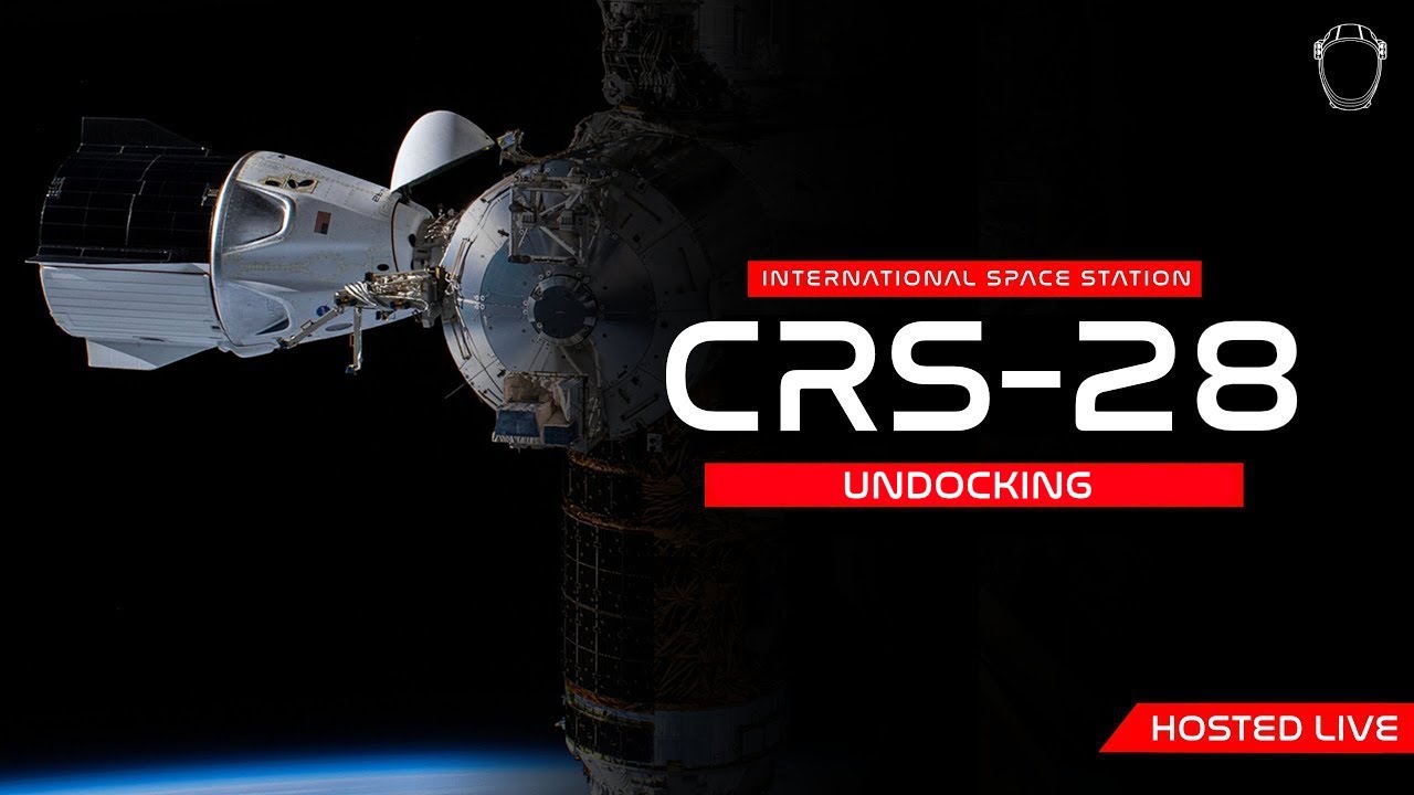 LIVE! SpaceX CRS-28 ISS UnDocking - YouTube