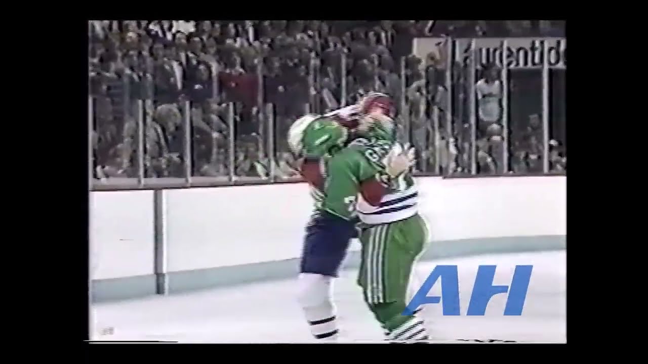 NHL Oct. 26, 1985 Steve Rooney,MTL v Stewart Gavin,HFD Montreal ...