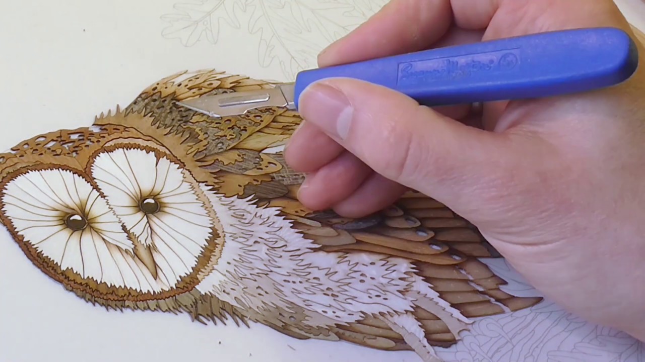 The Nature of the Sixth Sense Collection - Observant Owl in Marquetry ...