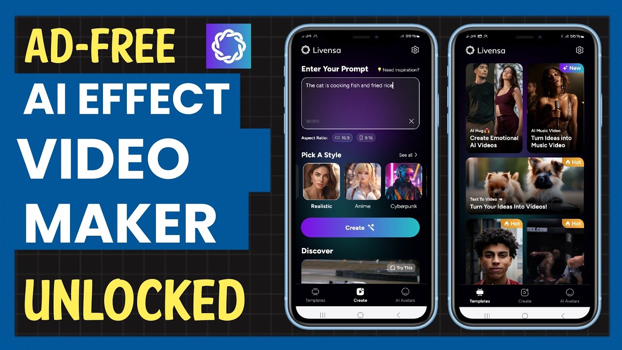 Best Free AI Effect Video Maker App for Android - YouTube