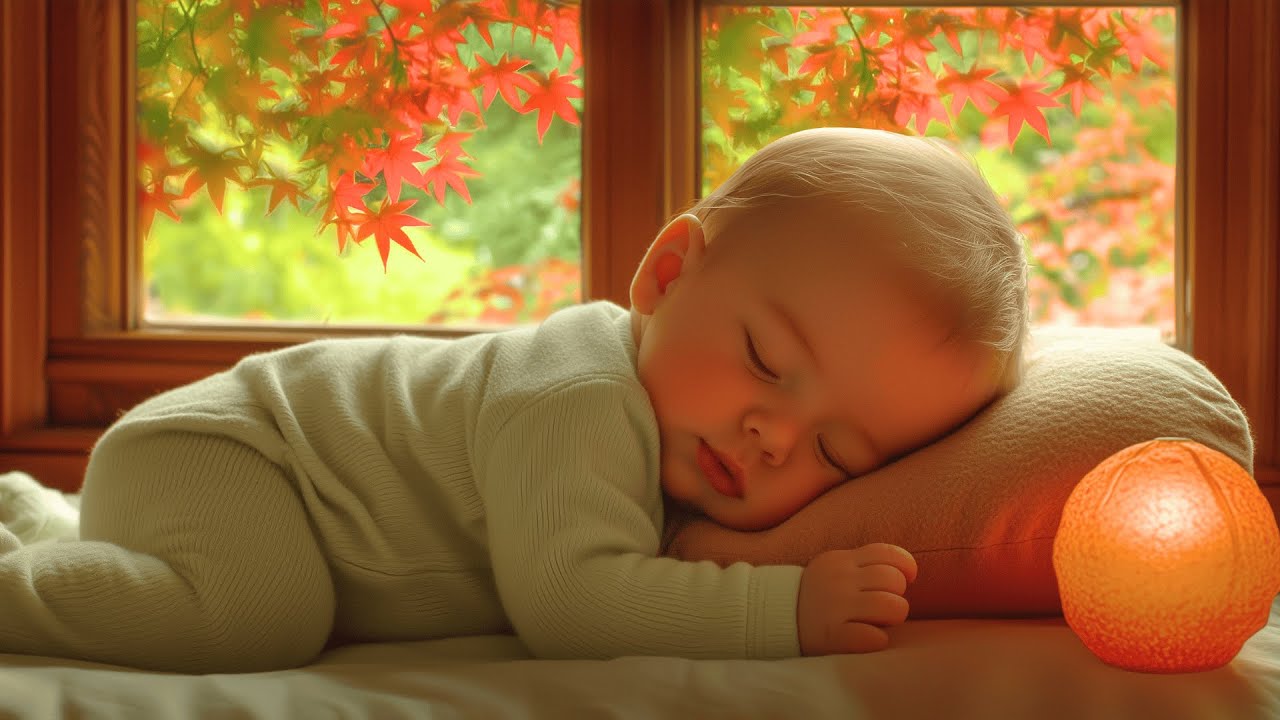 Baby Sleep Music 🍁 Autumn Lullaby by the Window – Brahms for Deep ...