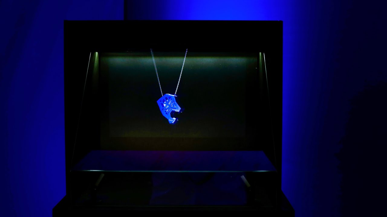 A living necklace for VMar jewelry Launch party in Beirut. - YouTube