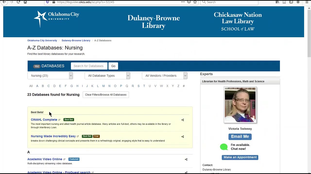 CINAHL Basic Searching - YouTube