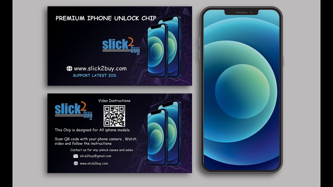 Premium iPhone G-Pro Unlock Chip for All iPhones - Slick2buy 6S To 13 ...