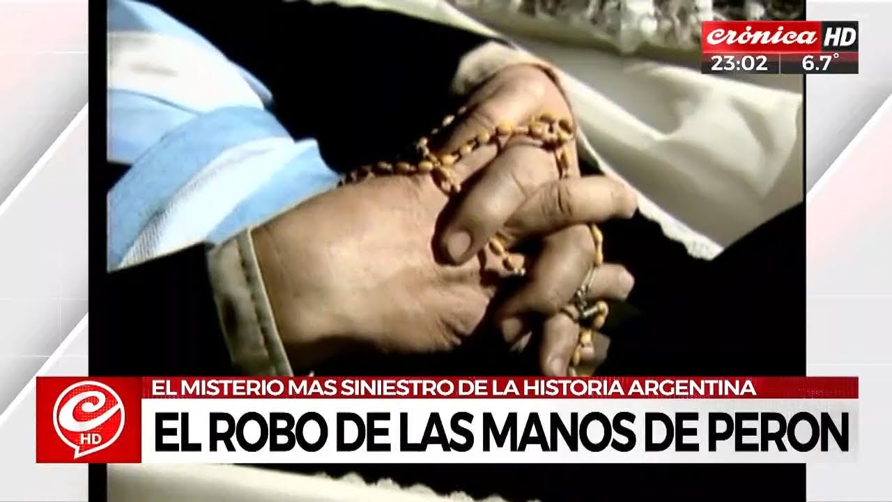 A 48 años de su muerte: ¿quién robó las manos de Perón? - YouTube