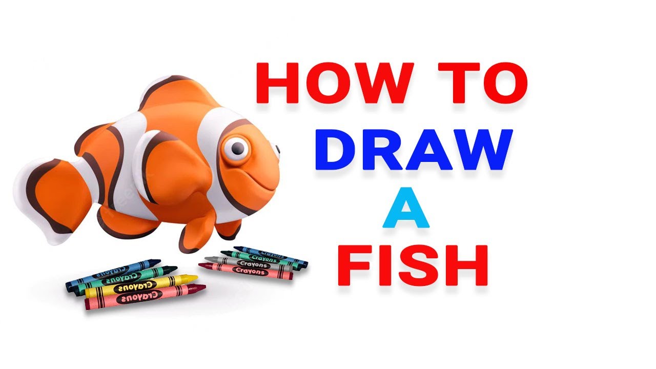 How to Draw a Fish II How do you draw a fish easy? - YouTube