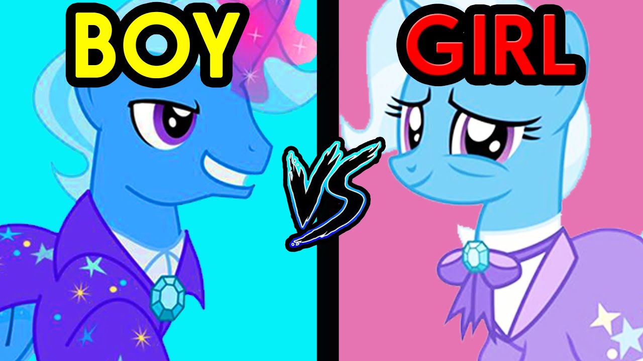 LITTLE PONY NEW CHARACTERS | GENDERBEND | MALE VS FEMALE - YouTube