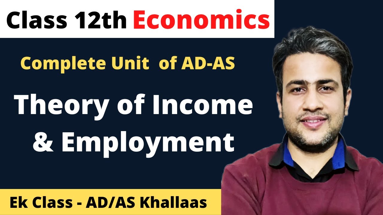 Theory of Income and Employment | AD AS | Macro Economics | CBSE ...