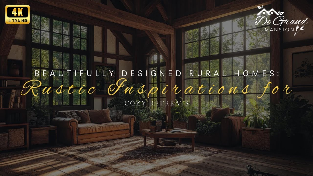 Beautifully Designed Rural Homes: Rustic Inspirations for Cozy Retreats ...