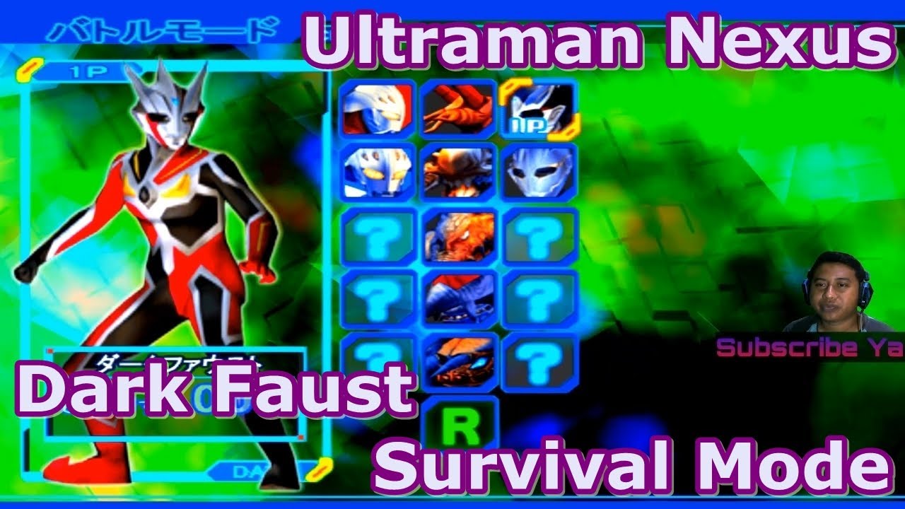 Dark Faust Survival Mode - Ultraman Nexus Ps2 - YouTube