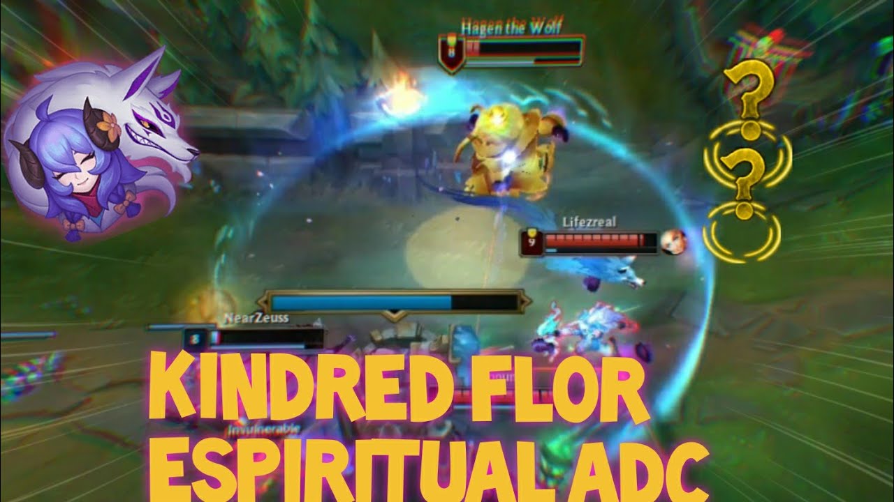 KINDRED FLOR ESPIRITUAL ADC😃/ LEAGUE OF LEGENDS - YouTube