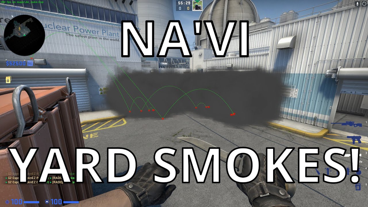 NA'VI Nuke Smoke-Lineups On 128 Tick (T - Side) | CS:GO Smokes #41 ...