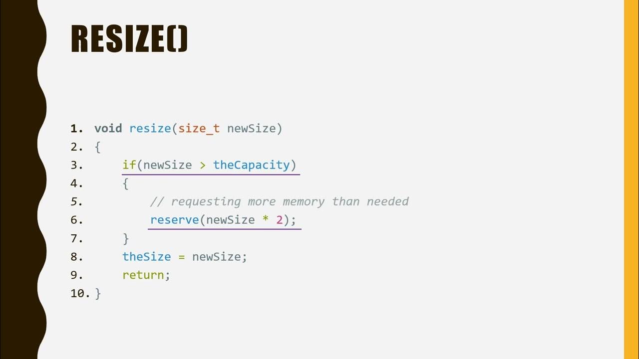 Data Structures Module 1 Array Part 4 (Vector implementations) - YouTube