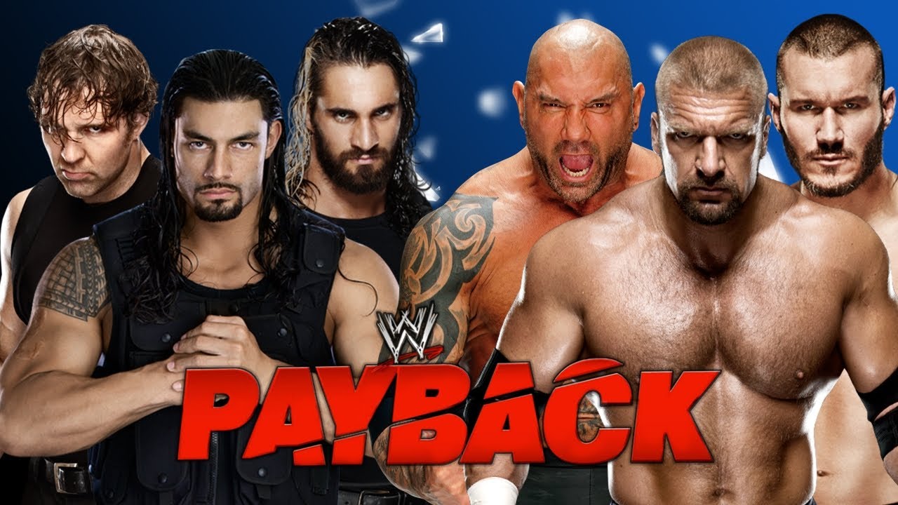 WWE Payback 2014 - The Shield vs Evolution (3vs3) - WWE 2K14 - YouTube