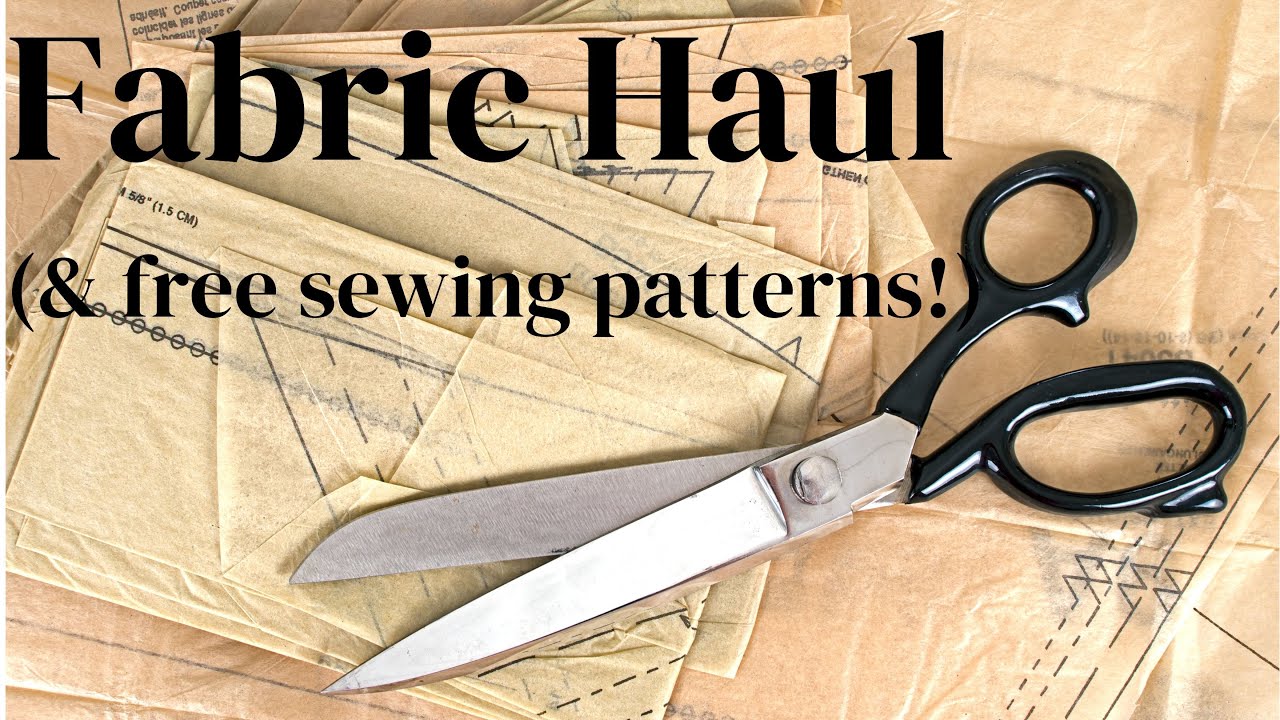 Fabric Haul for my free sewing pattern projects. - YouTube