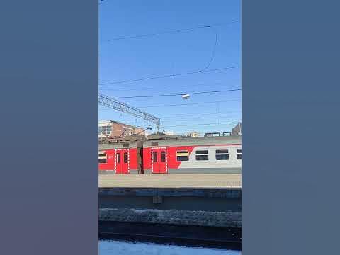 красивый поезд на Ярославском вокзале Москвы #поезд #ржд - YouTube