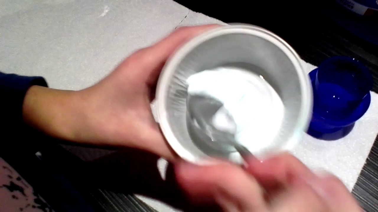 Comment faire du slime avec de la colle et de la lessive .😉 - YouTube