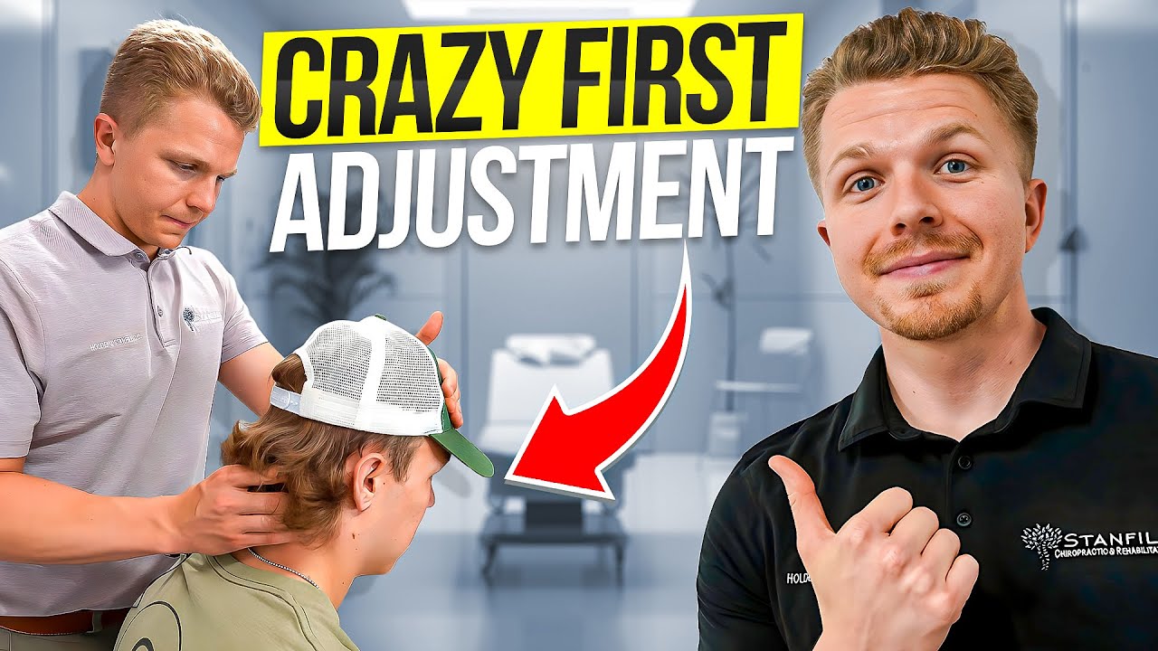 Nervous College Bodybuilder’s CRAZY First Chiropractic Adjustment ...