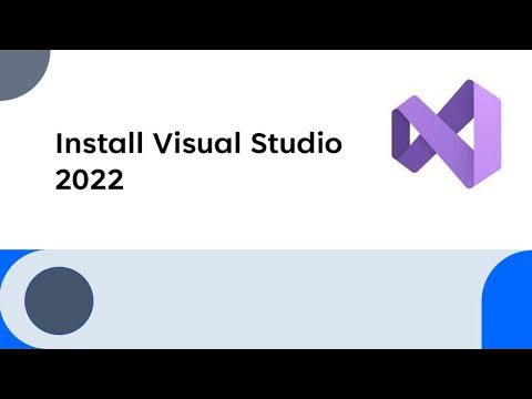 How to download and install Visual Studio 2022 community edition - YouTube