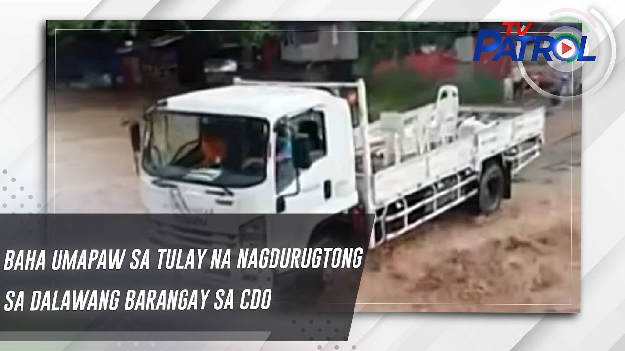 Baha umapaw sa tulay na nagdurugtong sa dalawang barangay sa CDO | TV Patrol - YouTube