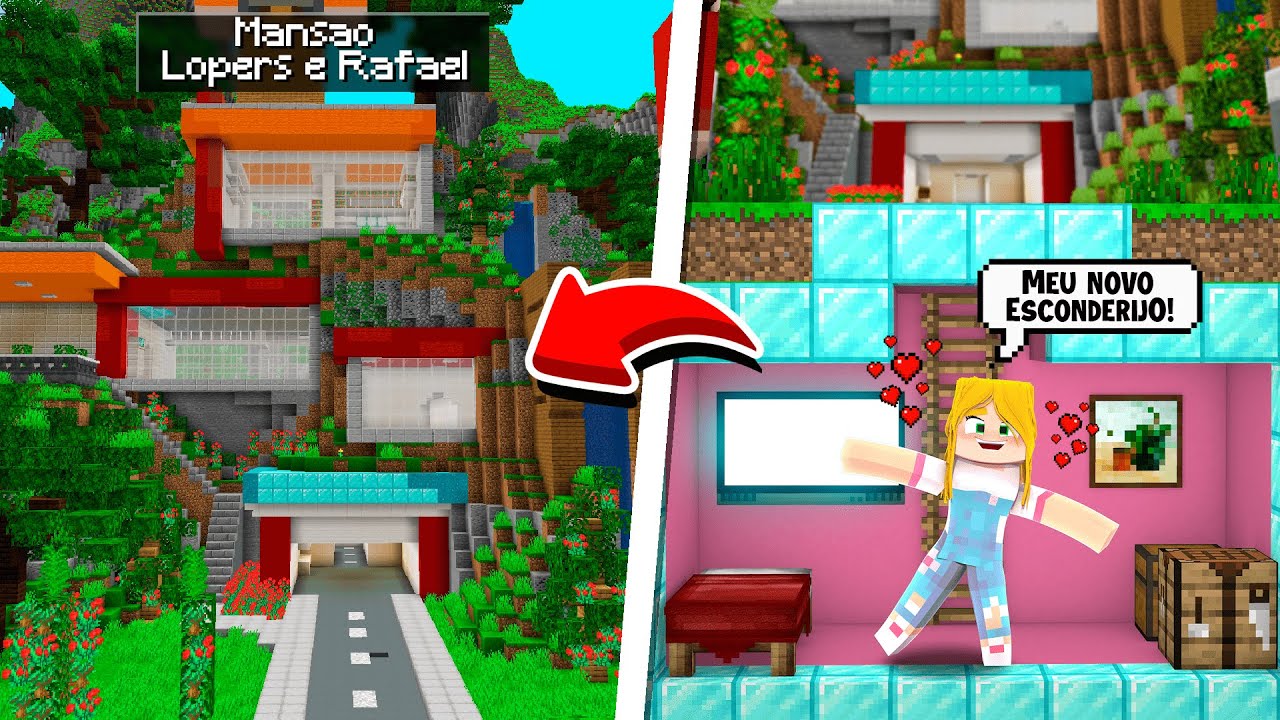 O MELHOR ESCONDERIJO 100% SECRETO NA NOVA CASA DO LOPERS E RAFAEL NO ...