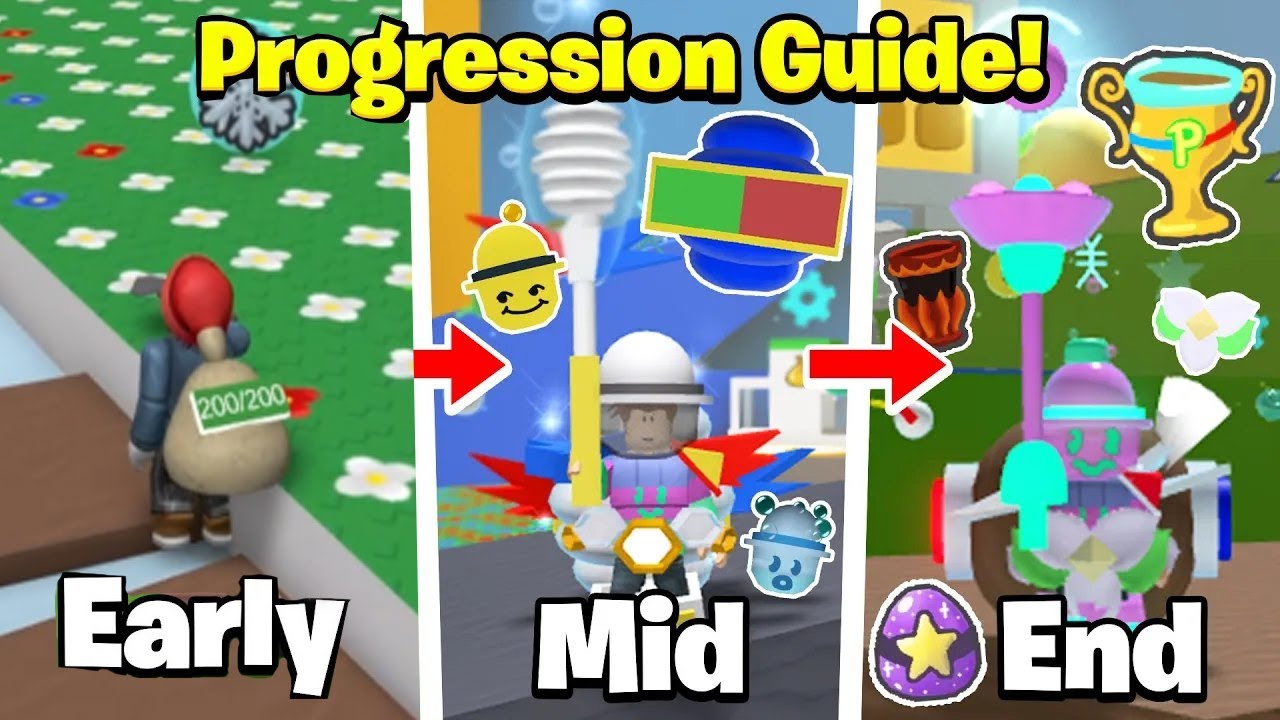 The UPDATED Progression Guide in Bee Swarm Simulator! (Early to End ...