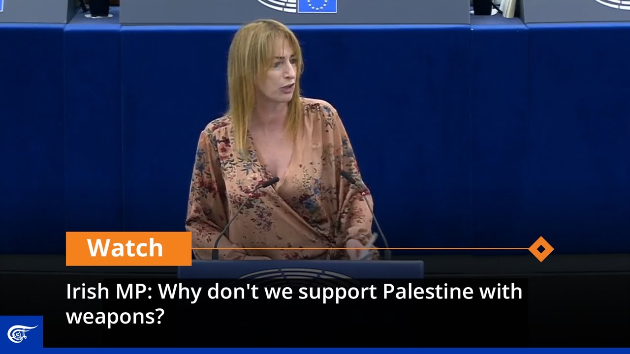 Irish MP: Why don't we support Palestine with weapons? - YouTube