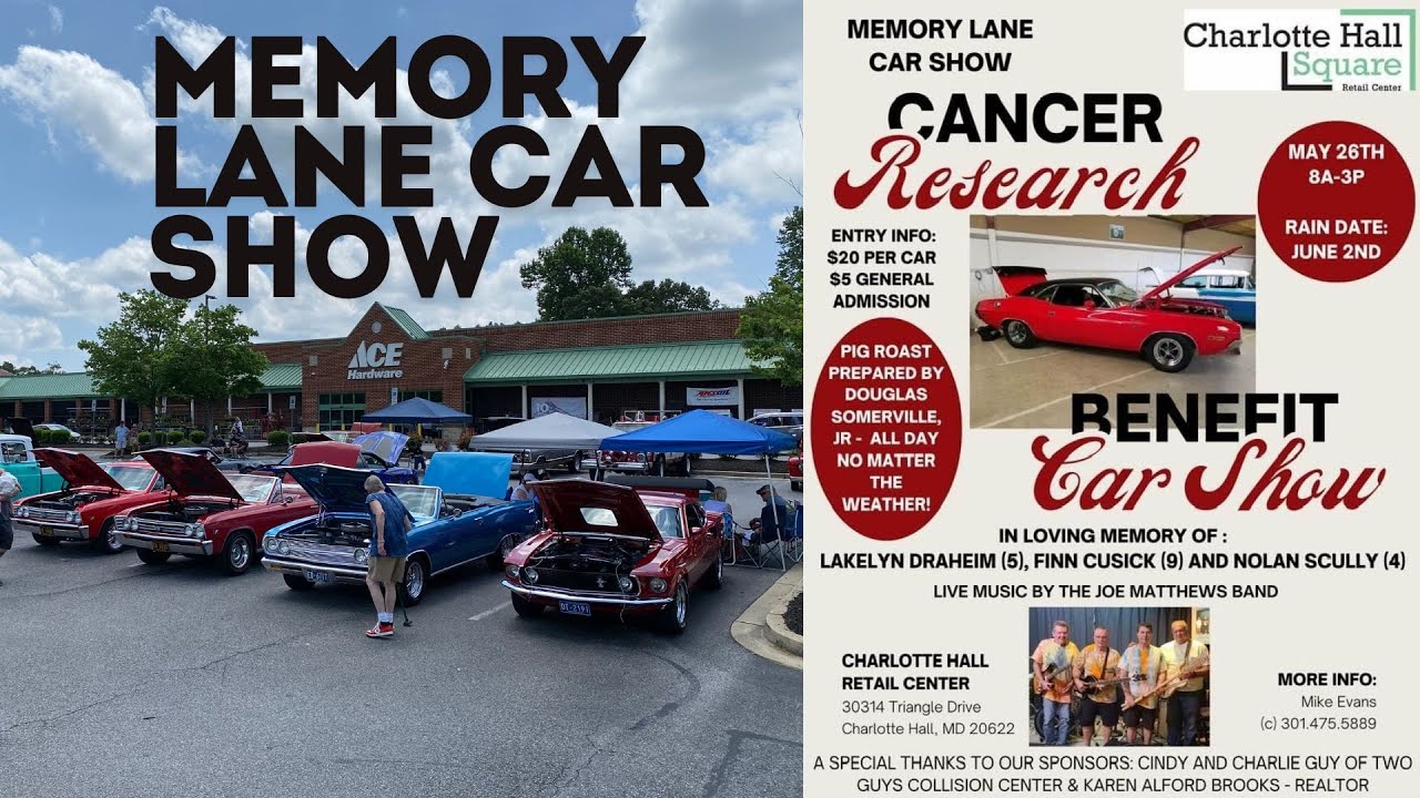 Memory Lane Car Show For Cancer Research 05-26-2024 - YouTube