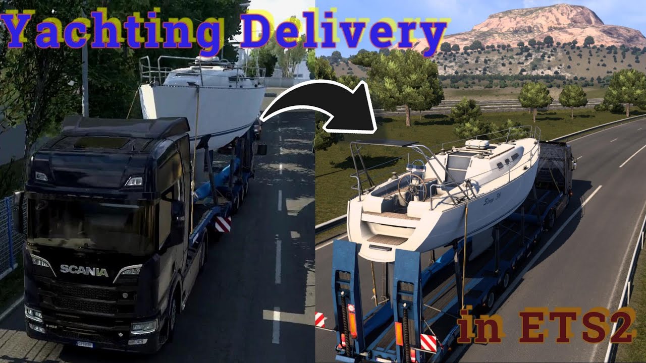 Ship Transport in Euro Truck Simulator 2 || #eurotrucksimulator2 # ...