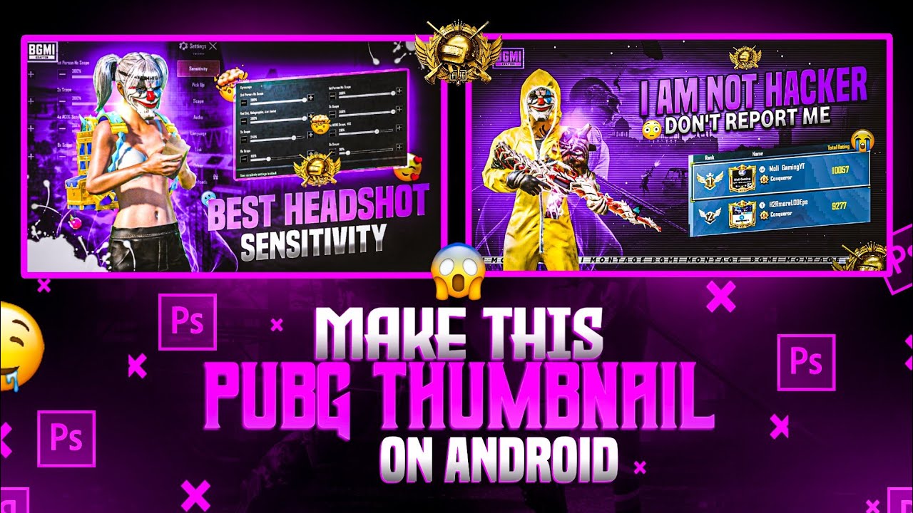 How To Make Thumbnail Like Jaguar Og || Pubg montage thumbnail on ...