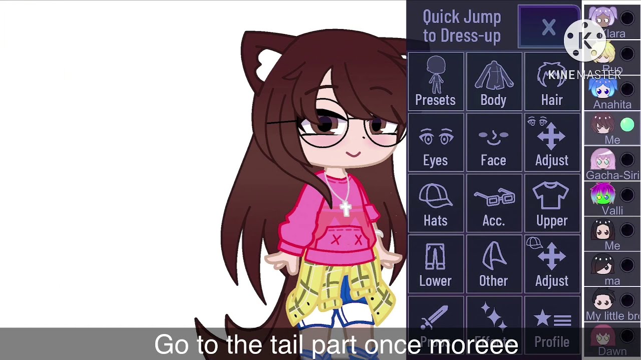 🌼Tutorial for the tail popping like Gacha-Siri’s blinking tutorial🌼 ...