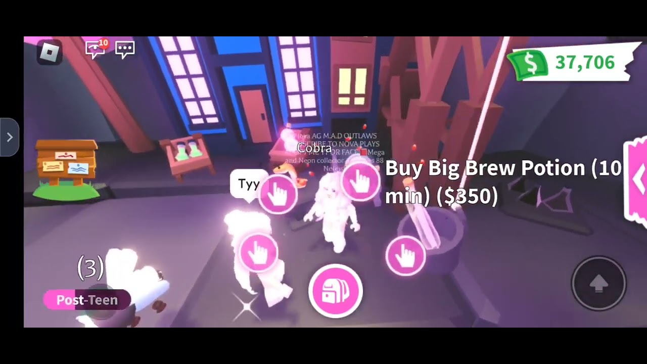 YOU TOUCH I BUY WHO SPENDS MORE PLAYER A OR PLAYER B in ADOPT ME ROBLOX ...