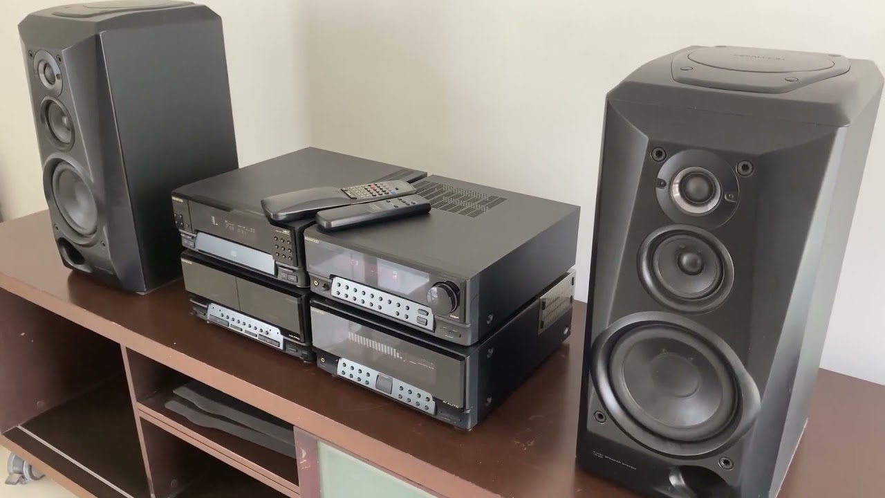 System modular Kenwood UD-952 + subwoofer - YouTube