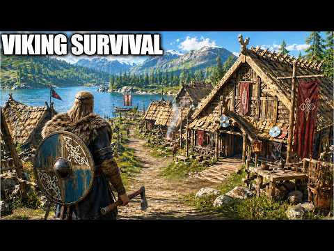 Day 1 in This Open World Viking Survival Game…