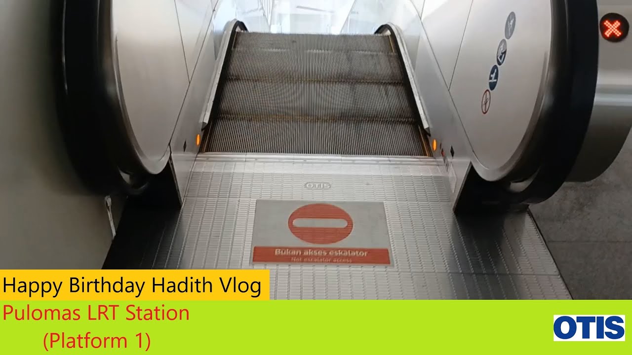 (Platform 1) Pulomas LRT Station, Jakarta: OTIS XO - 21NP Escalators ...