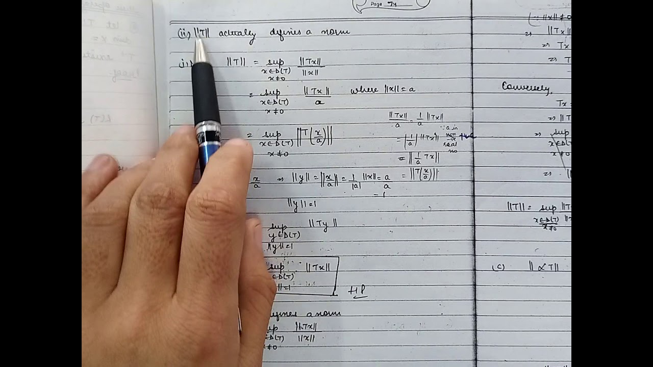 Bounded linear operator - YouTube
